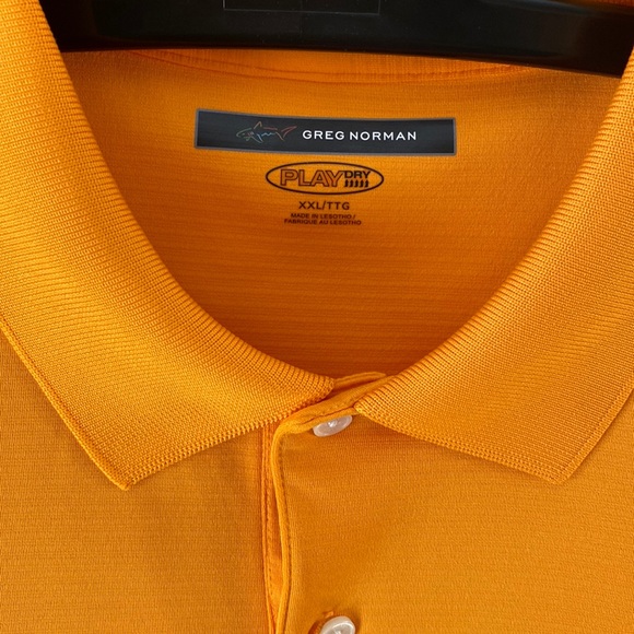 Greg Norman Collection | Shirts | Greg Norman Orange Like New Golf ...